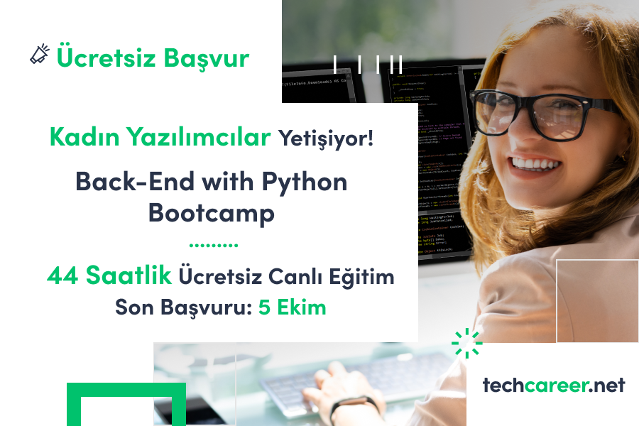 Kadın yazılımcılar için Back-End with Python Bootcamp! | Kariyer Rehberi